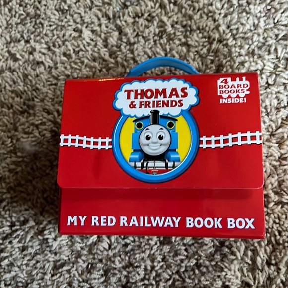 Thomas & Friends | Other | Bnwt Thomas Friends Red Railway Book Box W4 ...